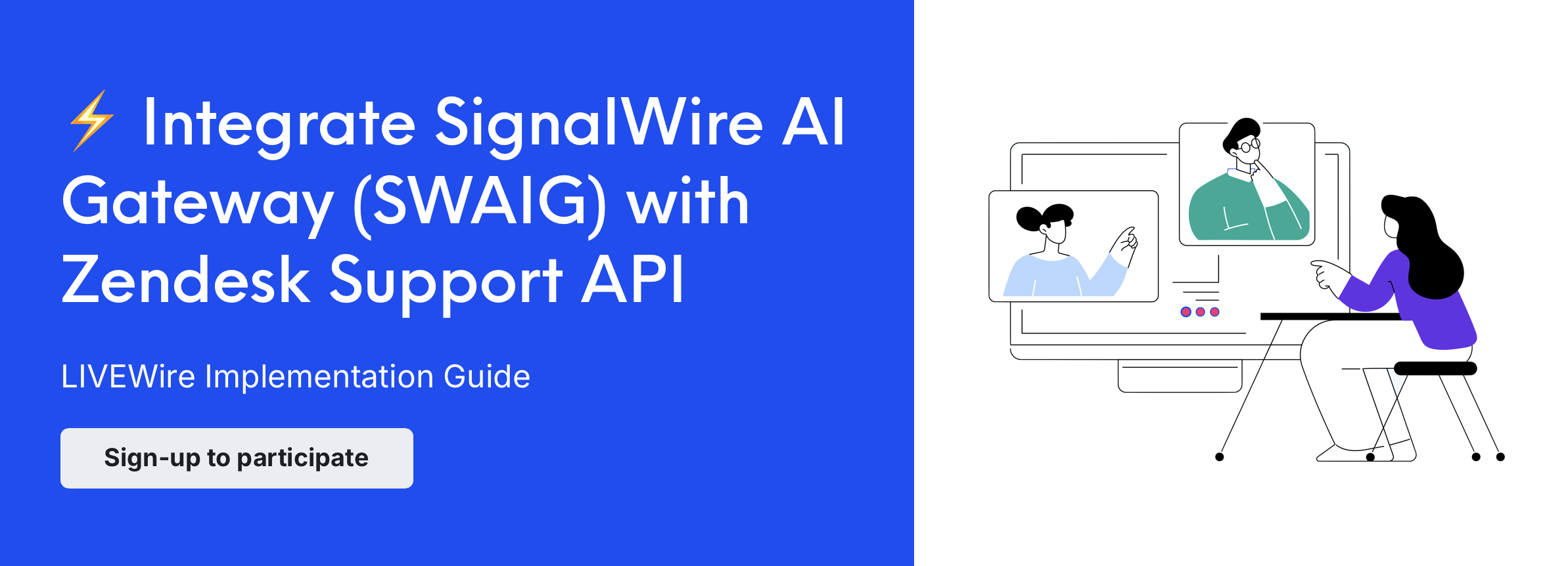 Integrate SignalWire AI with Zendesk Support API | SignalWire Docs