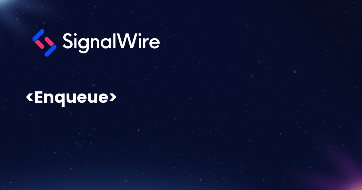 | SignalWire Docs
